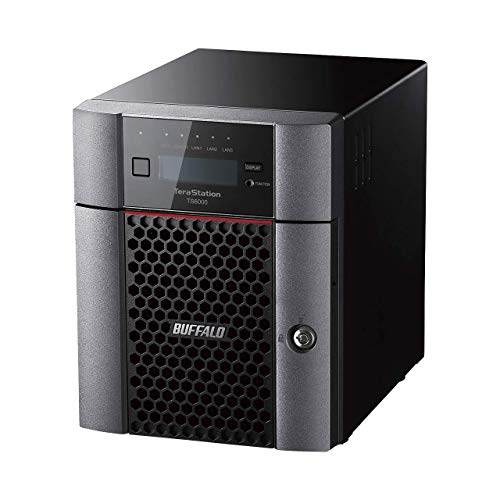 BUFFALO TeraStation 6400DN 16TB (4x4TB) Desktop NAS with HDD Included + Snapshot Protection Against Ransomware / 4 Bay / 10GbE / Storage Server/NAS Server/NAS Storage/Network Storage/File Server