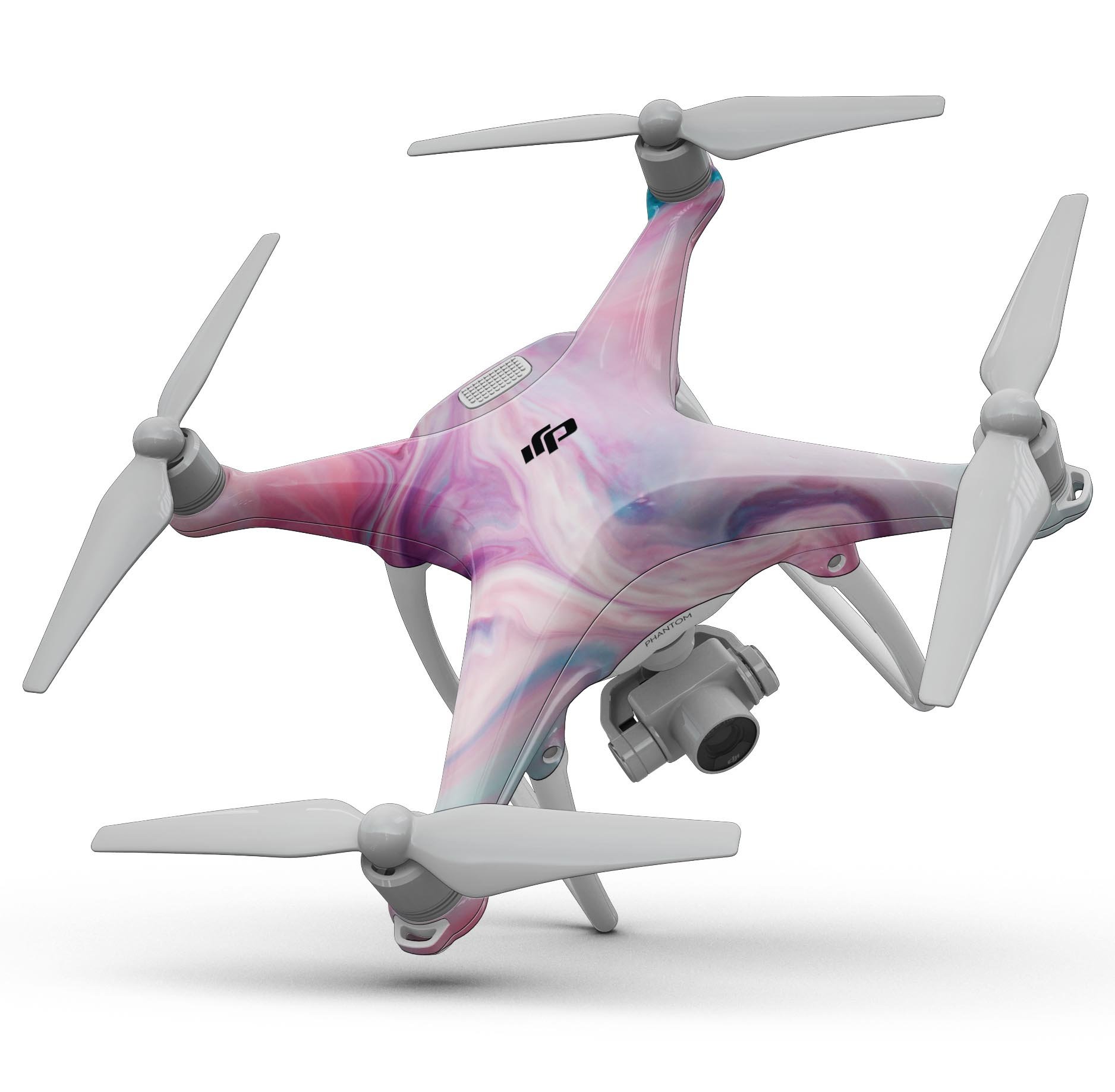 Design Skinz Design Skinz Marbleized Color Paradise V2 Full-Body Wrap Decal Skin-Kit Compatible with The Drone DJI Phantom 2