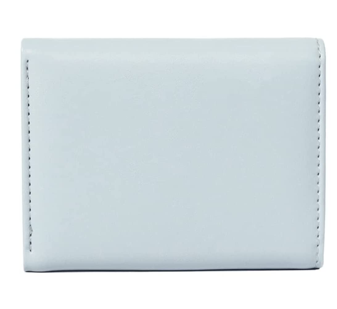YaJaMa Women Wallet Cute Duck Rabbit Small Trifold Credit Card Case Organizer ID Window for Teen Girls (Blue Duck)