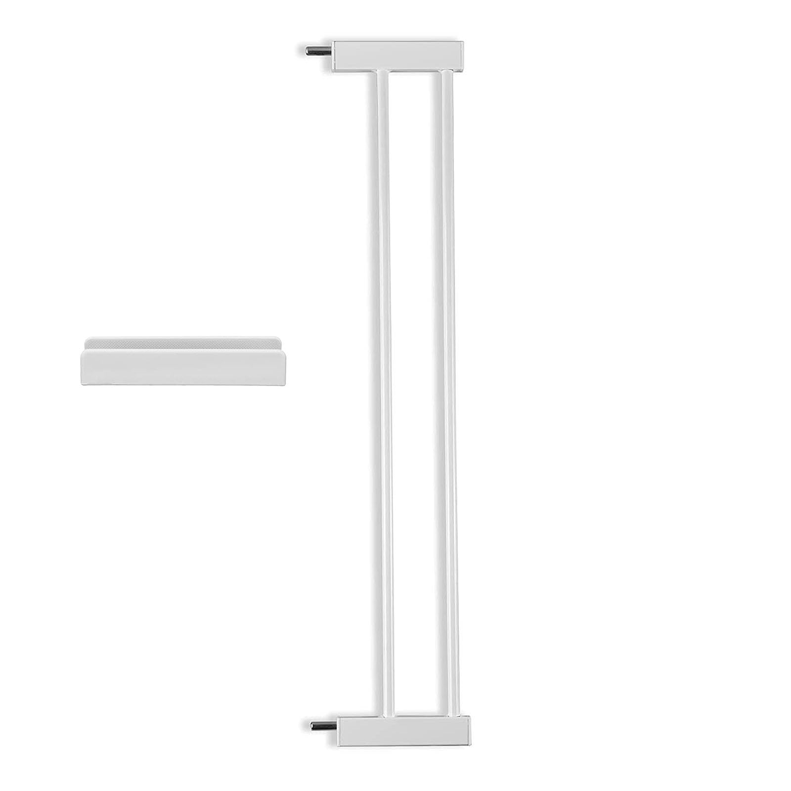 ABOIL 30'' Tall, 5.5'' Wide Gate Extender for Baby Dog, Extra Wide Pet Gate Accessories for Stairs Doorways (White)
