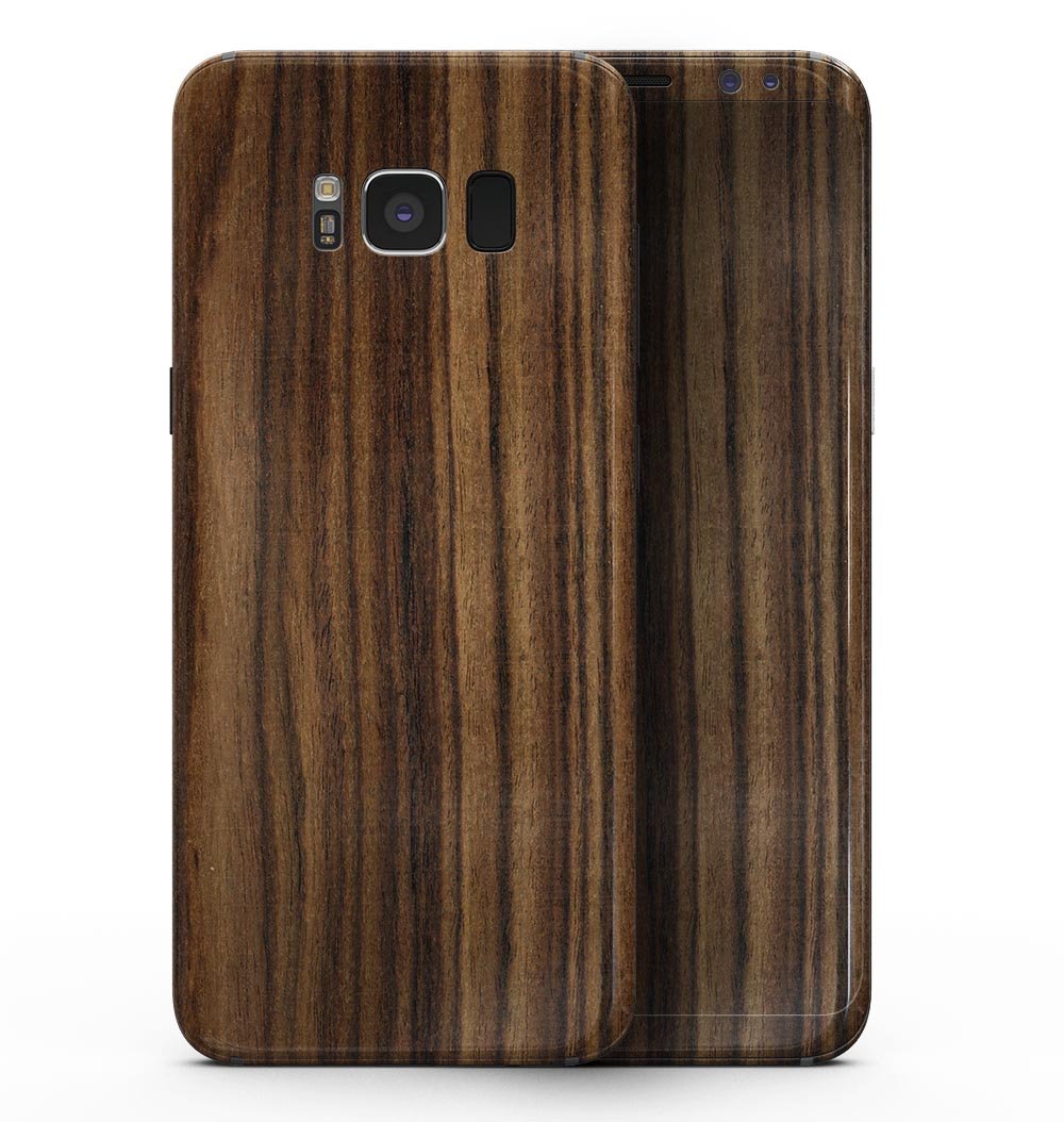 Design Skinz Design Skinz Bright Ebony Woodgrain Full-Body Wrap Decal Skin-Kit for The Galaxy S7