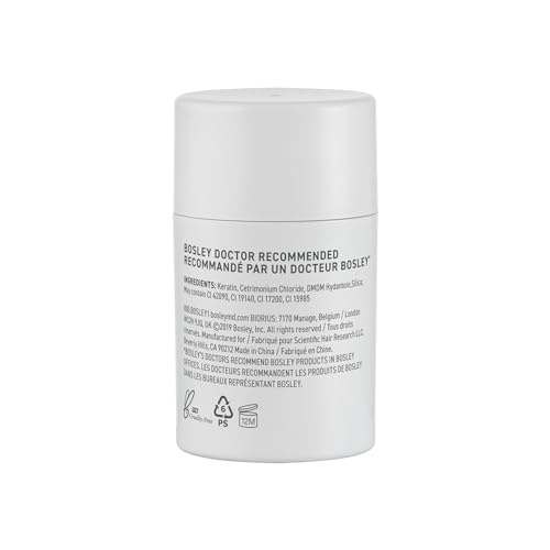 BosleyMD Strength Hair Thickening Fibers, Light Brown, 0.42 Ounce (Pack of 1)