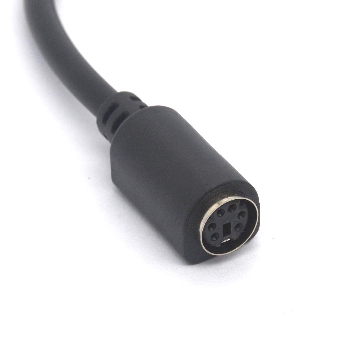5 Pin DIN to PS/2 Cable Adapter, 5 Pin MIDI Male to 6 Pin Mini Din Female Adaptor for Mouser AT Keyboard