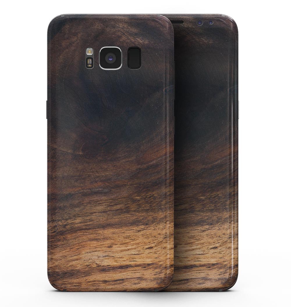 Design Skinz Design Skinz Knotted Rich Wood Plank Full-Body Wrap Decal Skin-Kit for The Galaxy S7 Edge