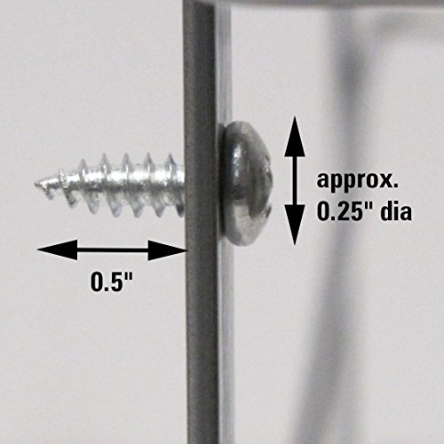 Household Essentials 1225-1 Mounted Paper Towel Holder | Mounts to Solid Cabinet Doors or Walls, Nickel