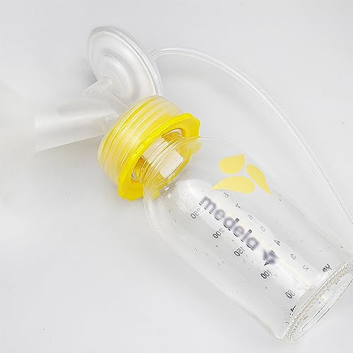 Baby Bottle Thread Changer, Baby Bottle Converter Allow Spectra S1 S2 Pumps' Wide Mouth Flanges to Use Medela Bottles