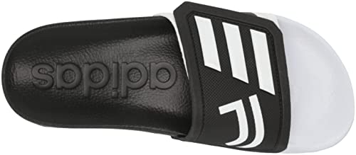 adidas Unisex Adilette Slides Sandal, Black/White/Black (TND), 11 US Women
