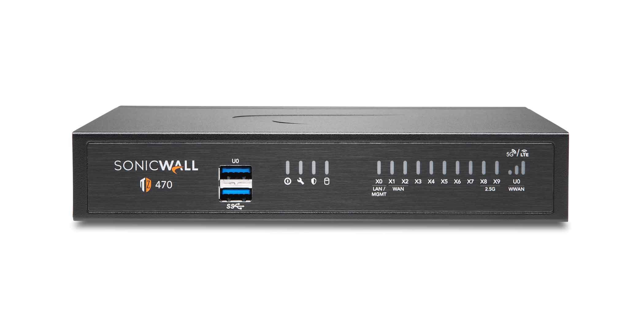 Sonicwall TZ470 Secure Upgrade Plus - 3YR Essential Edition (02-SSC-6797) | TZ470 Network Security Appliance with 3 Year Essential Protection Service Suite | Next-Generation Firewall