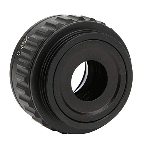 Microscope Adapter 0.35X Camera Eyepiece CTV Microscope Lens C Interface Adapters Microscope Accessory for Trinocular Stereo Microscope