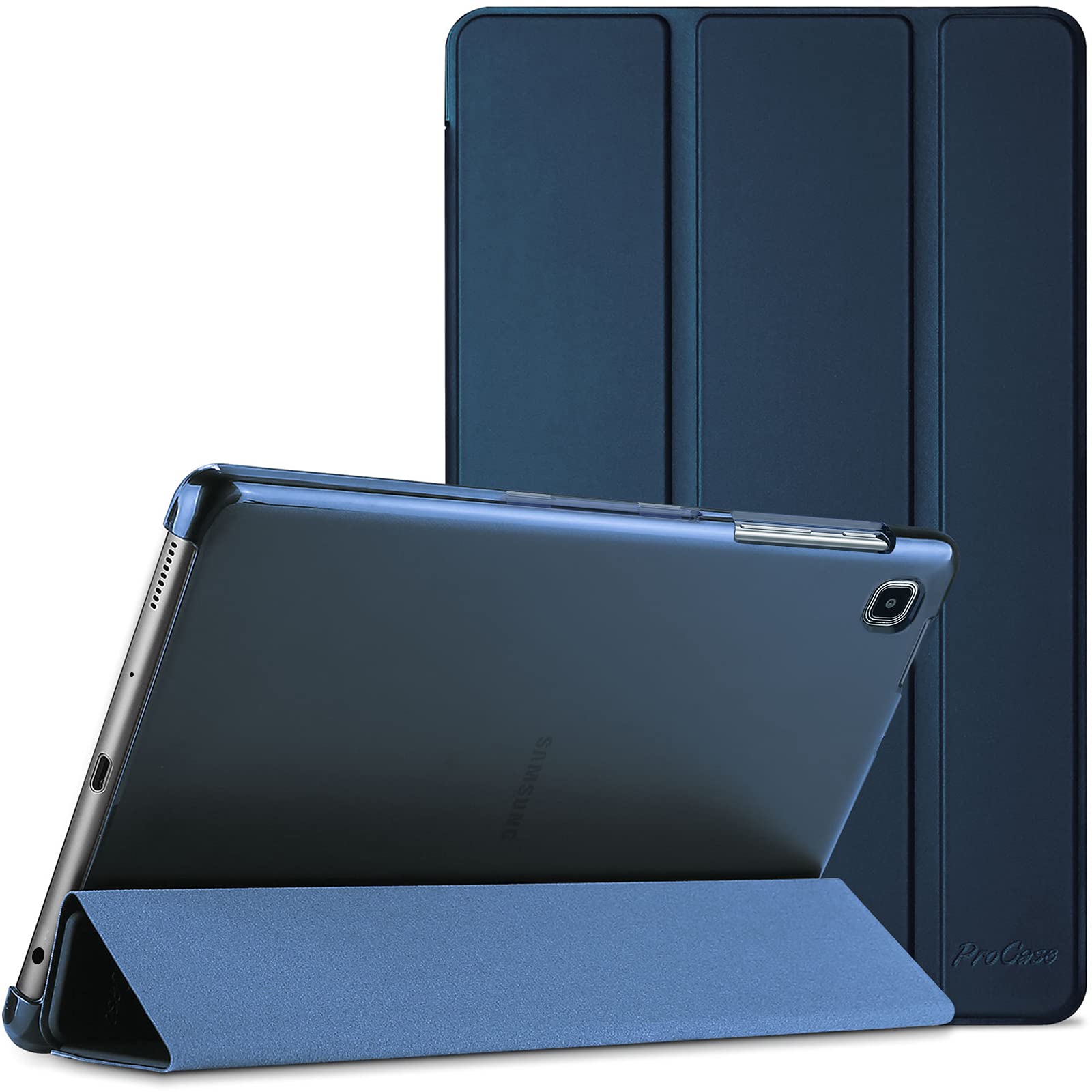 ProCase Cover for Samsung Galaxy Tab A7 Lite 8.7 Inch 2021 Tablet Model SM-T220/T225/T227，Slim Stand Hard Back Shell Protective Case for Galaxy Tab A7 Lite 8.7" -Navy