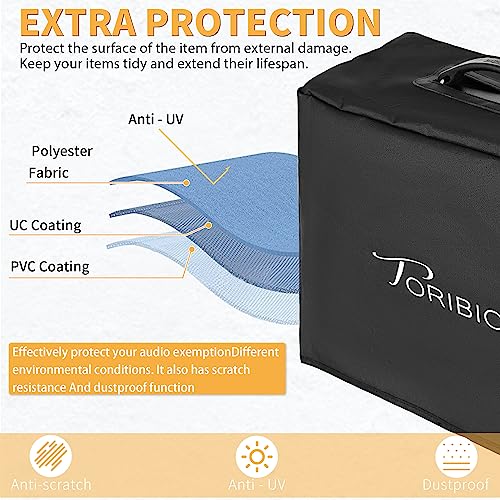 Amp Cover, TORIBIO Dust Cover Protector Case, Guitar Amplifier Dust Cover - Protection from Dust and Spills - Great Fit for Amplifier BOSS KATANA 100MKII
