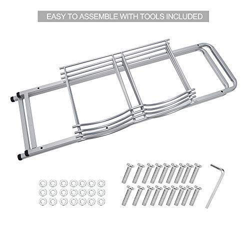 KAX 5-Gallon Water Bottle Holder 8 Trays Water Jug Rack 4-Tier Water Bottle Rack Reinforced Steel Rack for Water Storage Water Bottle Storage Rack for 8 Bottles, Silver