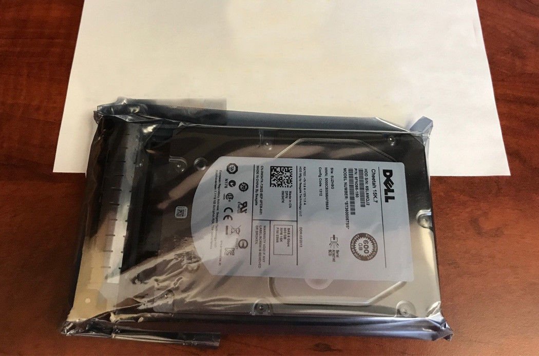 New for Dell 0W347K W347K ST3600057SS 600GB 6G 15K 3.5" SAS Hard Drive W/Tray