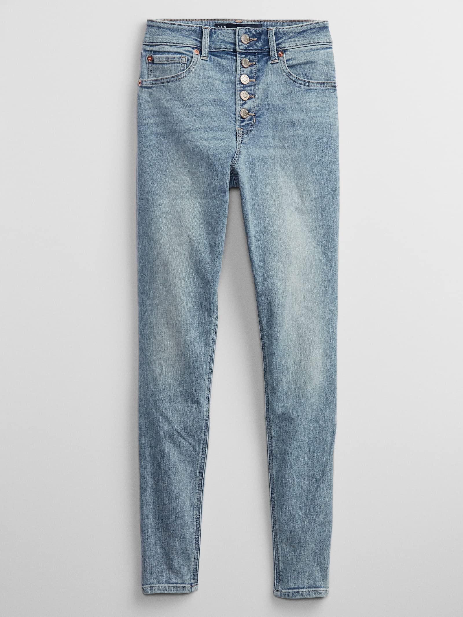 GAP Womens High Rise Legging Jeans, Light Haven, 29 Regular US
