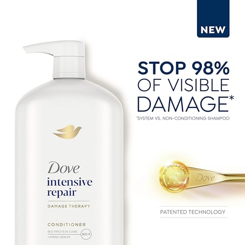 Dove Conditioner Intensive Repair Pack of 4 for Damaged Hair Conditioner with Bio-Restore Complex 31 oz