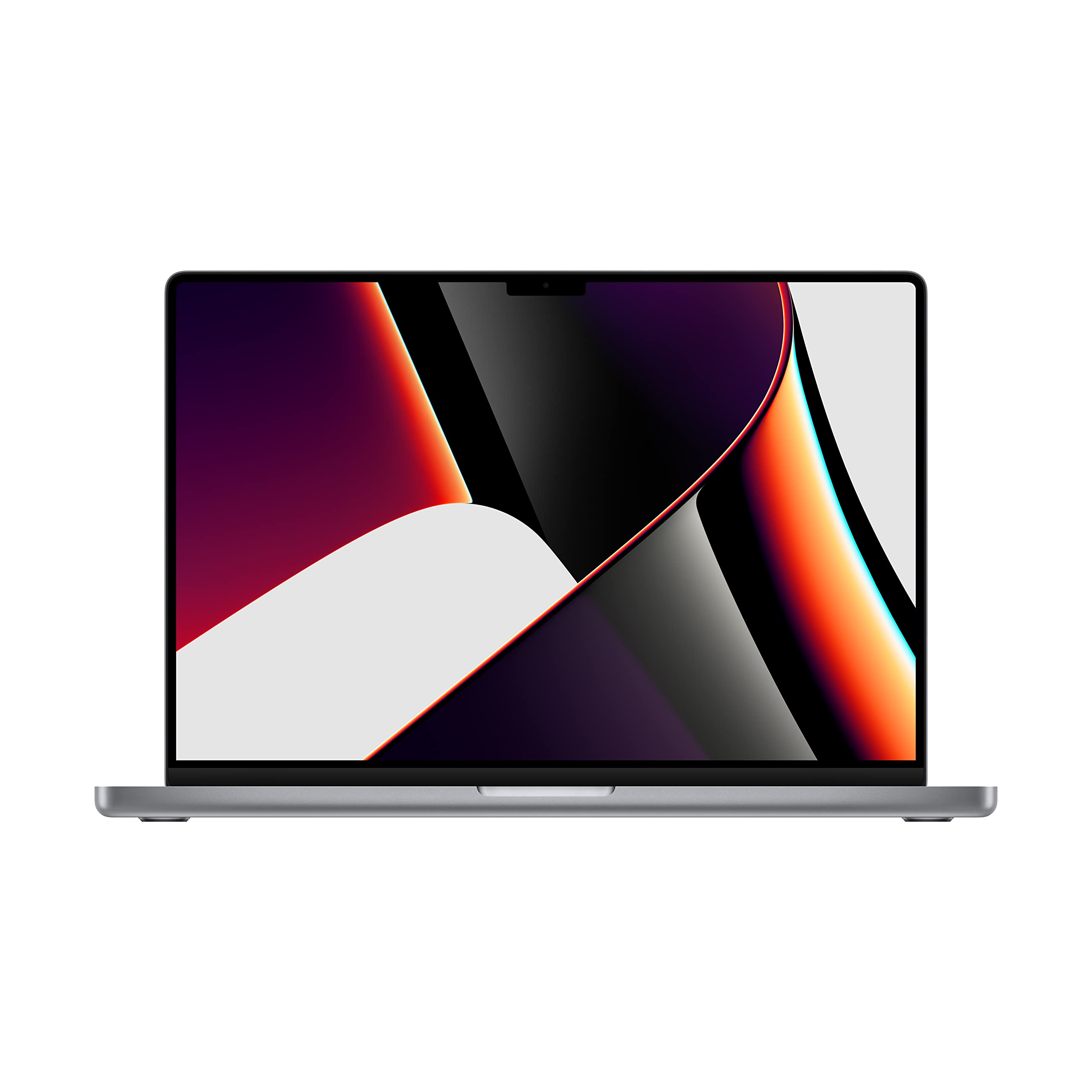 Apple Late 2021 MacBook Pro M1 Pro chip 10-core CPU (16-inch, 16GB RAM, 512GB SSD Storage) (QWERTY English) Space Gray (Renewed Premium)