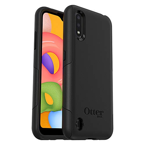 OtterBox Samsung Galaxy A01 Commuter Series Lite Case - BLACK, slim & tough, pocket-friendly, with open access to ports and speakers (no port covers),