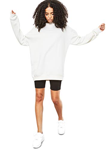 4TH & RECKLESS Women's Natalia Oversized Sweatshirt, Ivory, X-Small