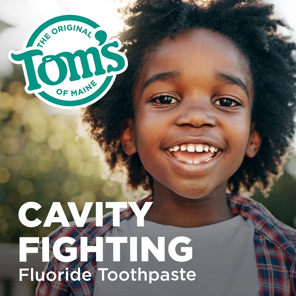 Tom's of Maine Kid's Natural Flouride Toothpaste, Grape, 5.1 oz. 3-pack