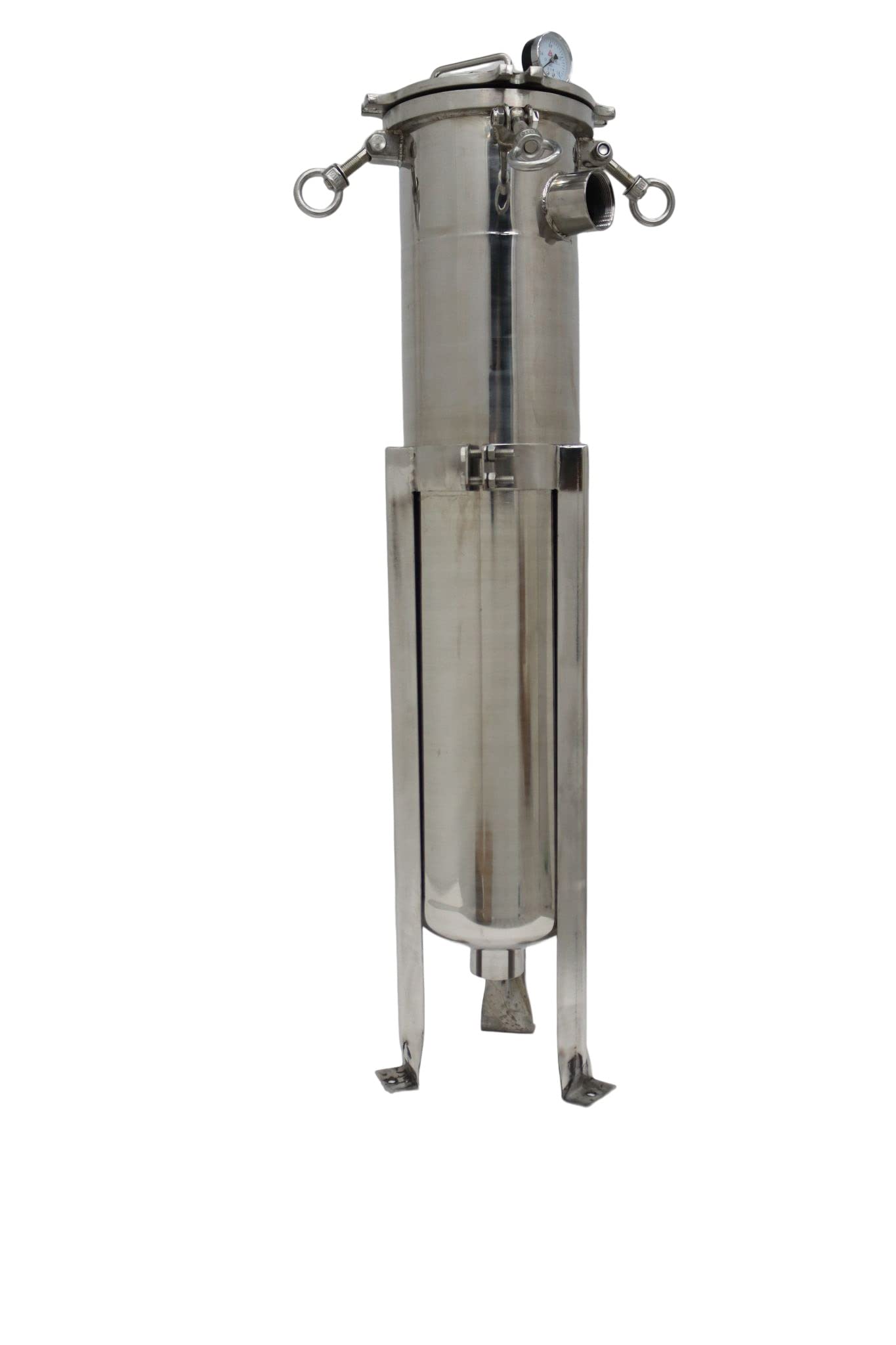 INTBUYING #2 Bag Filter Housing 304 Stainless Steel Bag Filter Housing 2inch NPT 50T/H Bag Water Filter Purification Equitment