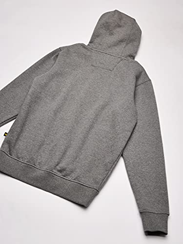 Caterpillar Men's Trademark Hoodies with Embroidered CAT Front Logo, S3 Cord Management System and Pouch Pocket, Dark Heather Grey, 3X Large