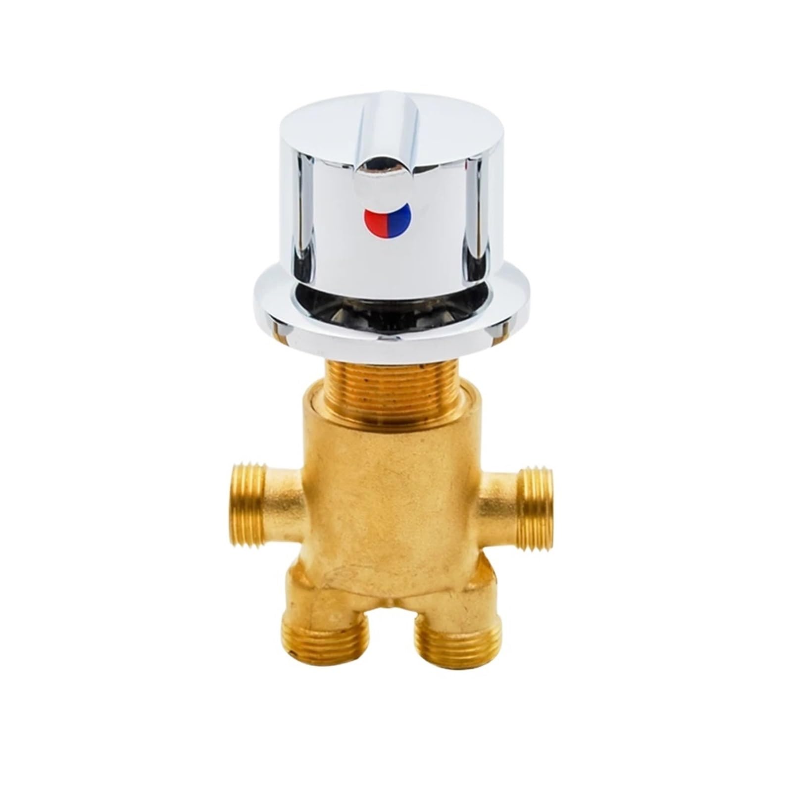 Bathroom Bronze Chromed Ceramic Cartridge Cold And Mixer 2 Way Bathtub Waterfall Tap Bath Shower Head & Massage Tub Inlet Faucets (Color : WF-101-2GN-FSF-4K, Size : 1)