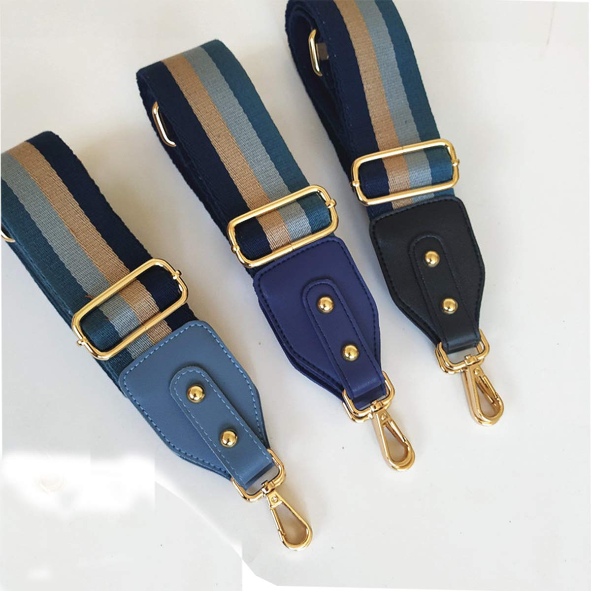 Beacone Wide Purse Strap Replacement Adjustable Crossbody Handbag Strap Belt (B-Black)