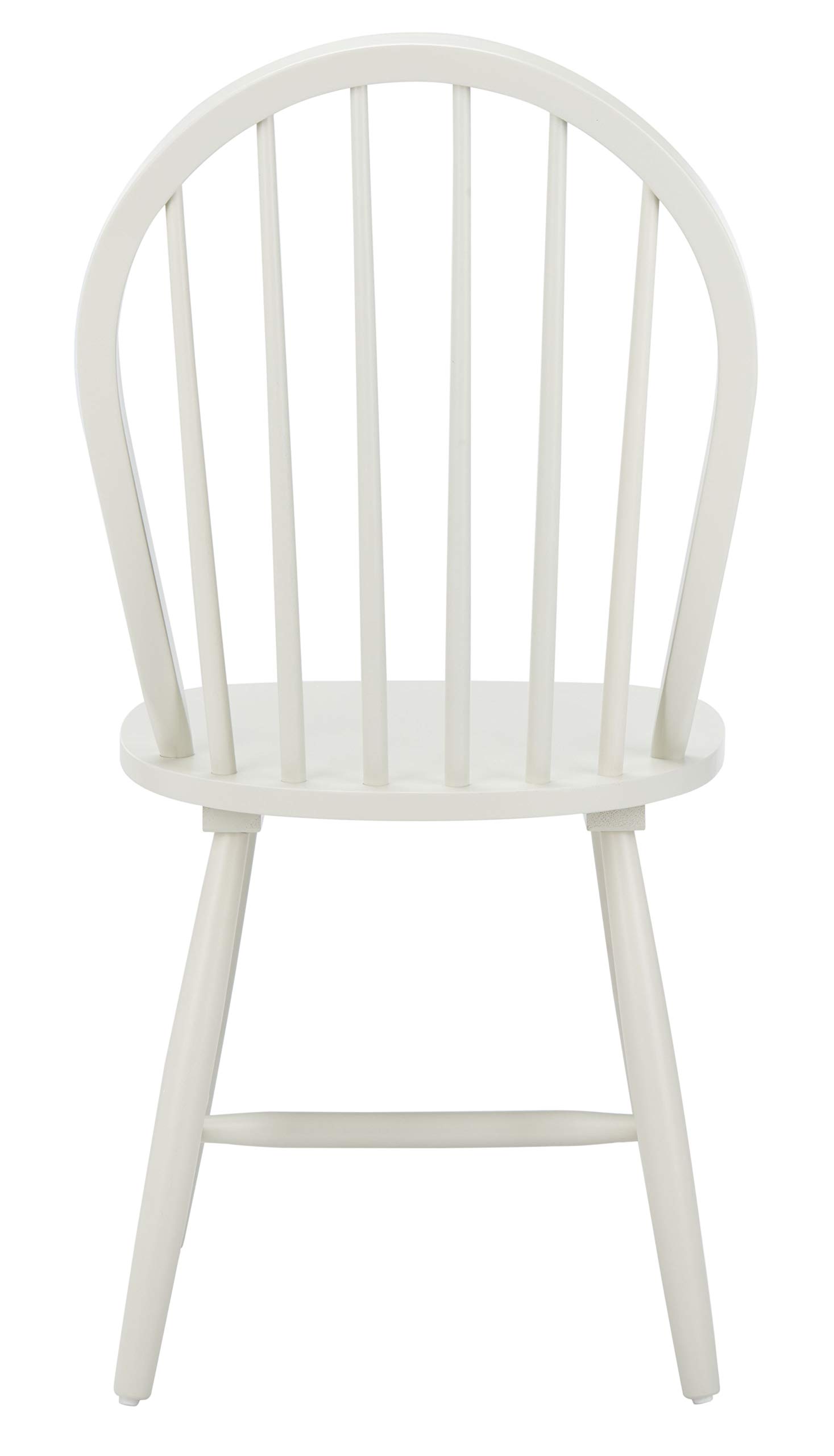Safavieh Home Camden Farmhouse Off-White Spindle Back Dining Chair, Set of 2