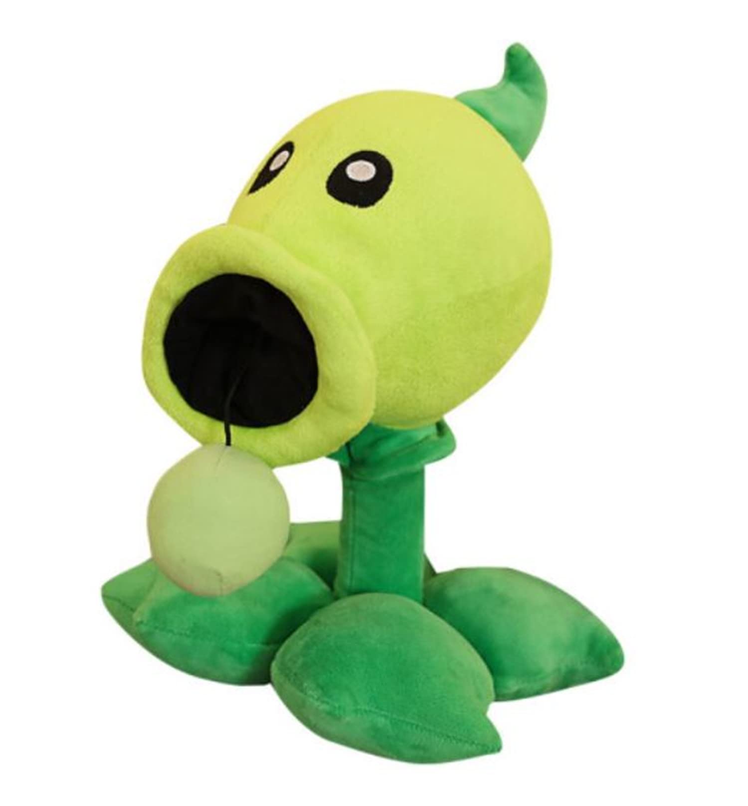 JHESAO 8" Plants and Peashooter Zombies Plush Toys PVZ 1 2 Stuffed Soft Doll Ball Pea Toy New