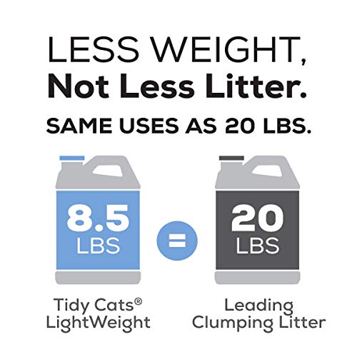 Purina Tidy Cats Multi Cat, Low Dust, Clumping Cat Litter, LightWeight 4-in-1 Strength - 17 Lb. Box