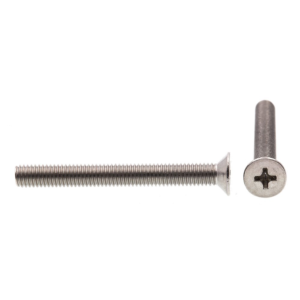 Prime-Line 9121397 Machine Screws, Metric, Flat Head, Phillips Drive, M5-0.8 X 45MM (10 Pack)