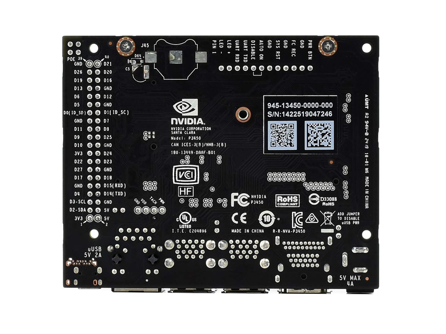 Waveshare Jetson Nano Developer Kit Small Computer for AI Development - B01 New Version