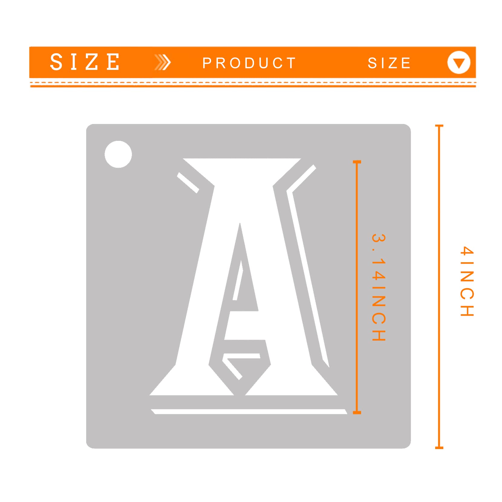42PCS Letter Stencils 4 inch Reusable Plastic, Alphabet Craft Stencils and Number, Art Craft Stencils, Number Templates Letter Stencils for Wood, Wall, Fabric, Rock, Chalkboard, Signage