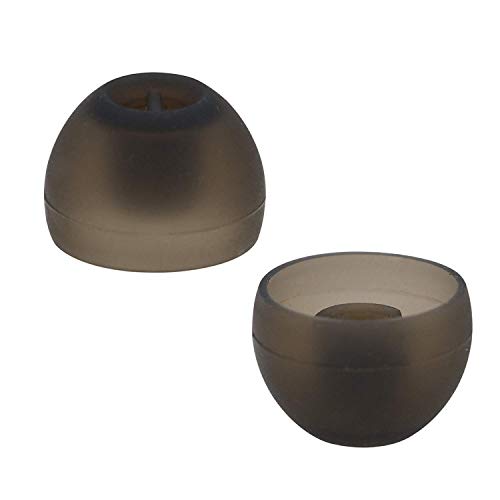 Replacement Ear Tips for Momentum Sennheiser HD1 Headphone, Rayker Soft Comfort Silicone Tips, in Ear Canal, XS/S/M/L Size Included, 8 Pairs, Momentum, Gray