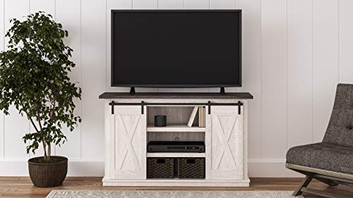 Signature Design by Ashley Dorrinson TV Stand, Whitewash