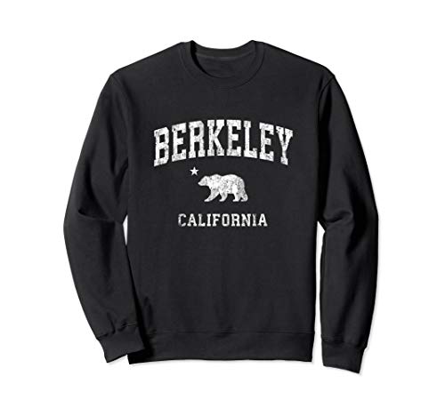 Berkeley California CA Vintage Distressed Sports Design Sweatshirt