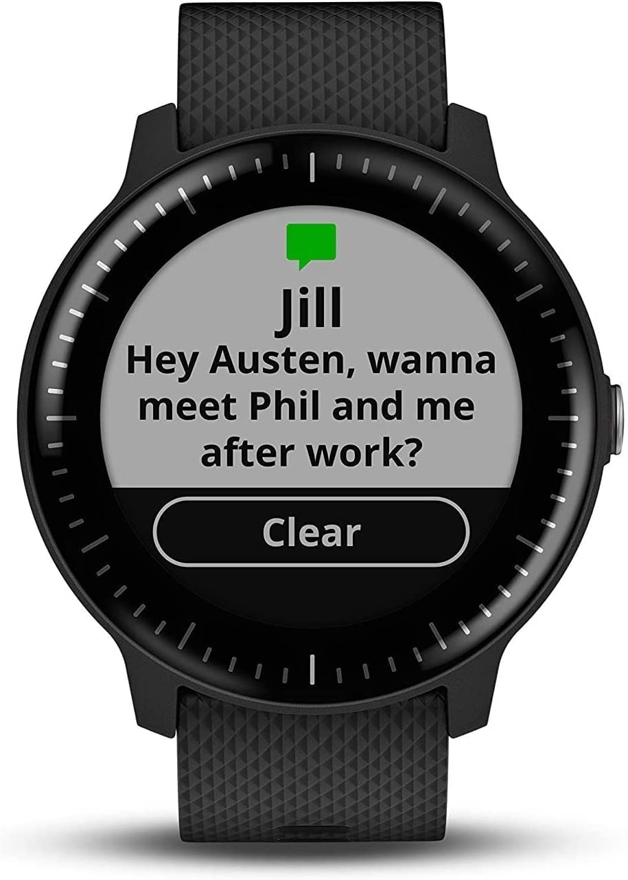 Garmin vívoactive 3 Music, GPS Smartwatch with Music Storage and Built-in Sports Apps, Black (Renewed)