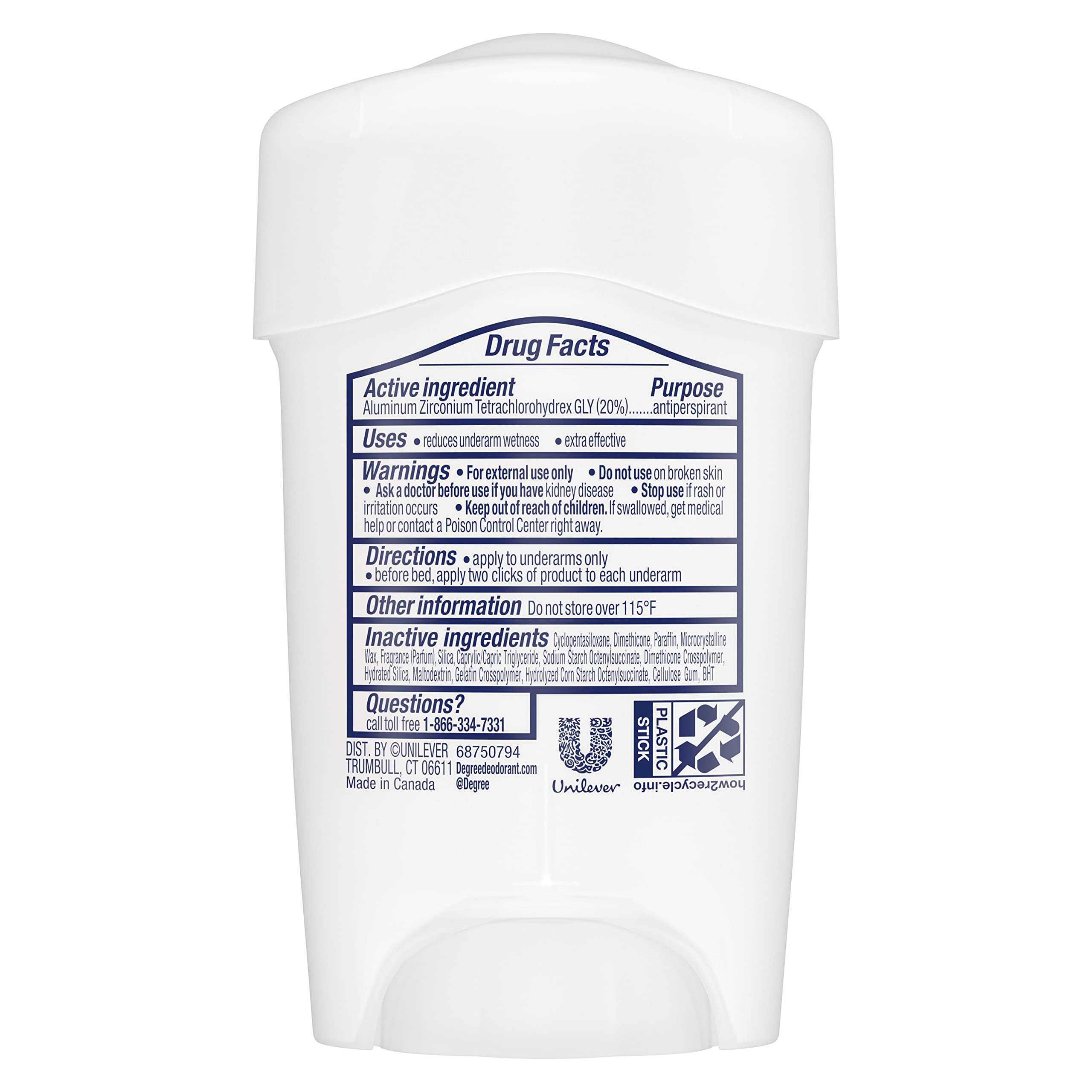 Degree Clinical Protection Antiperspirant Deodorant 72-Hour Sweat & Odor Protection Summer Strength Antiperspirant for Women 1.7 oz