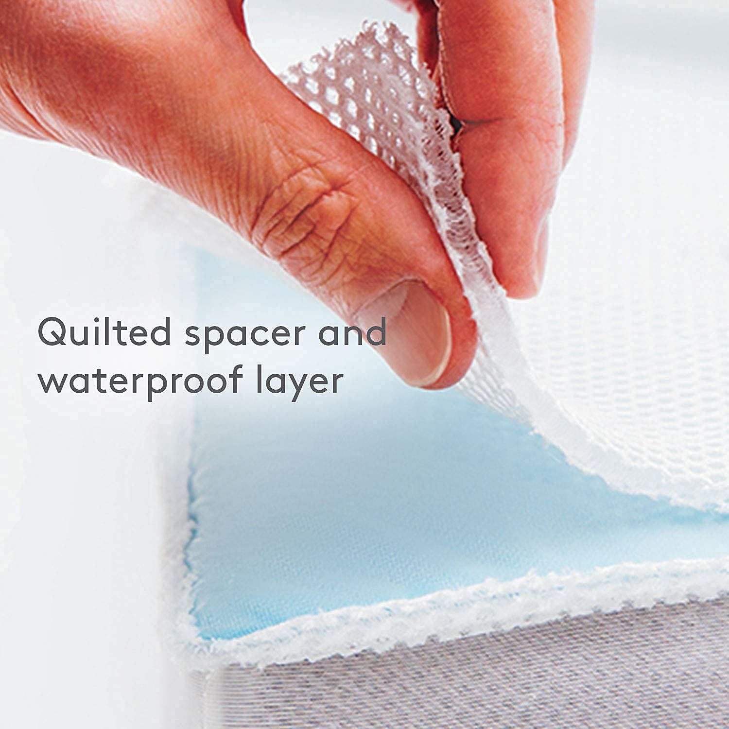 Newton Baby Crib Mattress and Mattress Pad Bundle - 100% Breathable Proven to Reduce Suffocation Risk, 100% Washable, 2-Stage, Non-Toxic Better Than Organic