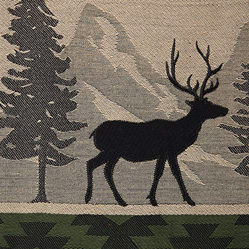 DII Woodlands Collection Dishtowel Set, 18x28, in The Woods, 3 Piece