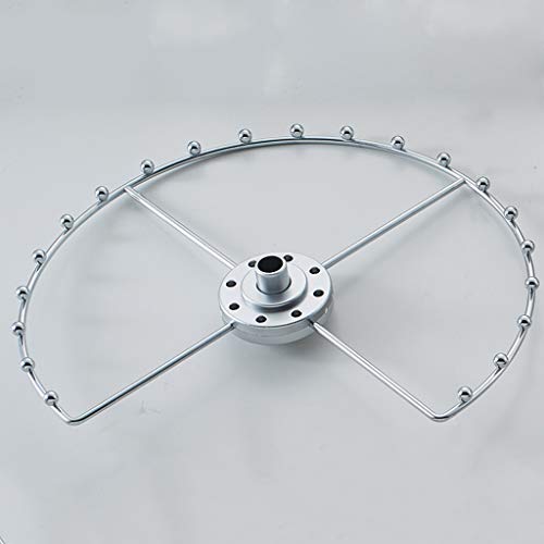 PeaceipUS Wardrobe 360° Rotating Hanger Cloakroom Corner Hanging Hanger Space Saving Round Metal Hanger