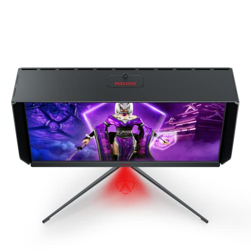 AOC Agon PRO AG274QZM 27” Tournament Gaming Monitor, QHD 2560x1440, 240Hz 1ms, G-SYNC Compatible, DisplayHDR 1000, Mini-LED Backlight, Height Adjustable,Black