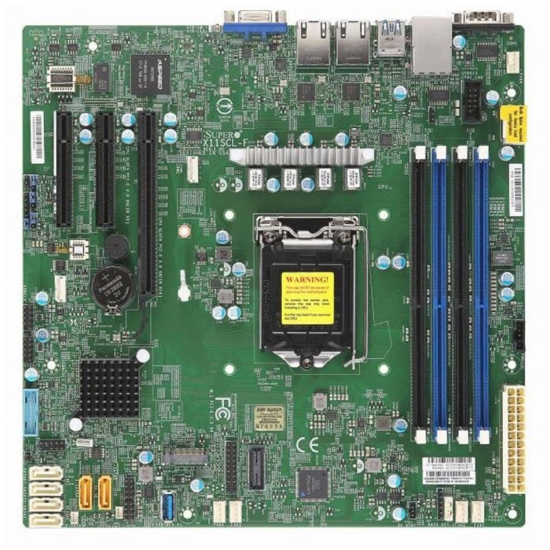 SuperMicro MBD-X11SCL-F-O C242 LGA1151 4X DDR4 2666MHZ ECC UDIMM PCH 3X PCI-E