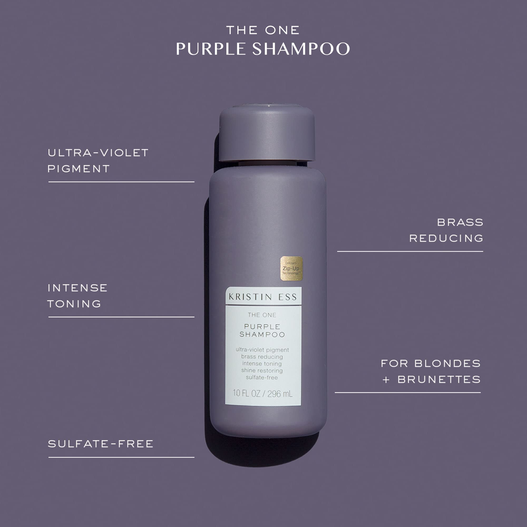 Kristin Ess The One Purple Shampoo and Conditioner Set, 10 fl. oz. each