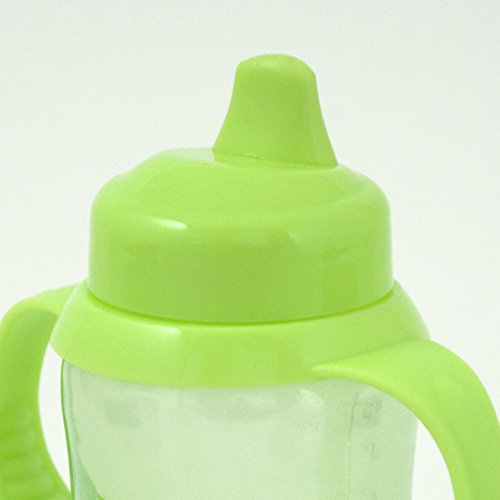 green sprouts Non-spill Sippy Cup | One-way valve for easy transition from bottle | Prevents leaks & encourages sucking, Firm spout made from safer plastic, Dishwasher safe