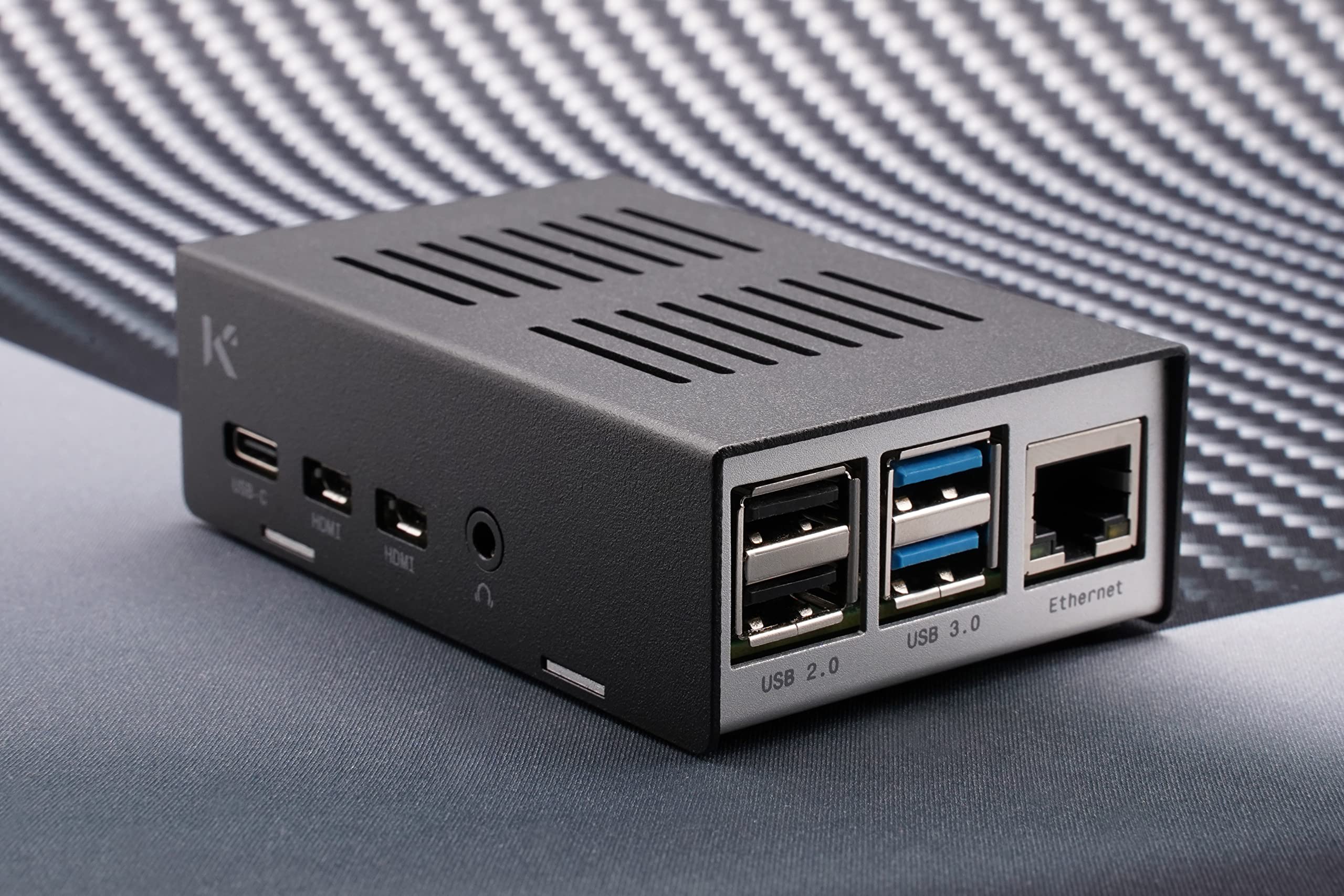 KKSB Raspberry Pi 4 Case | Space for Raspberry Pi 4 Heatsink, PoE HAT
