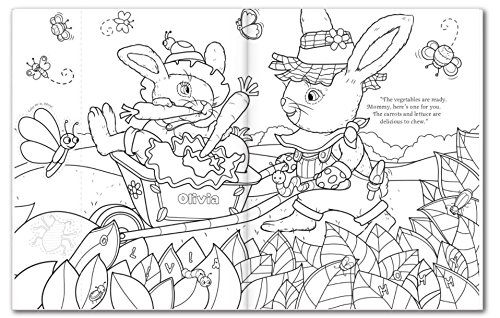 Personalized Coloring & Activity Book for Kids with Sticker Sheet - I See Me! (Garden)