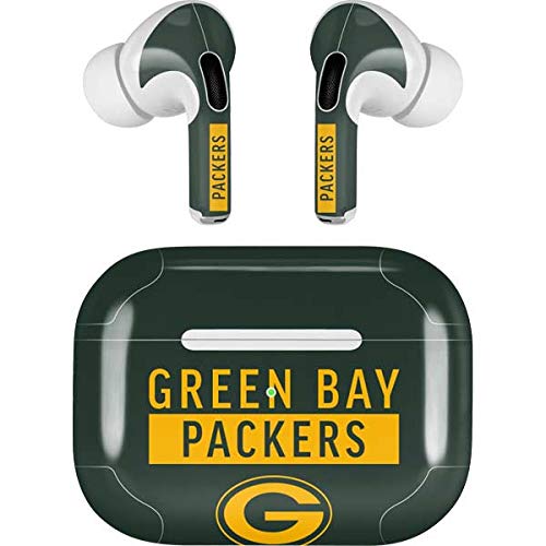 Skinit Decal Audio Skin Compatible with Apple AirPods Pro - Officially Licensed NFL Green Bay Packers Green Performance Series Design