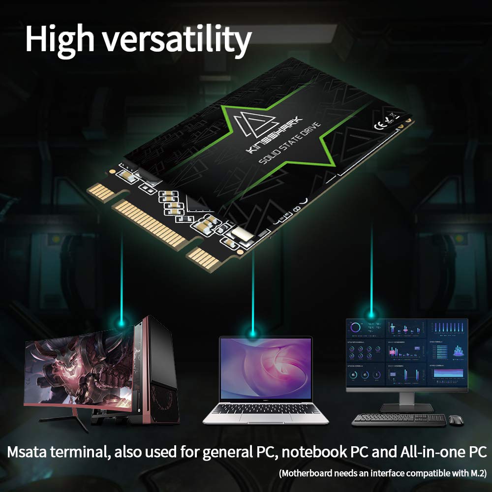 Kingshark Gamer SSD M.2 2242 128GB Internal Ngff SSD 42MM SATA III 6Gb/s (128gb, M.2 2242)