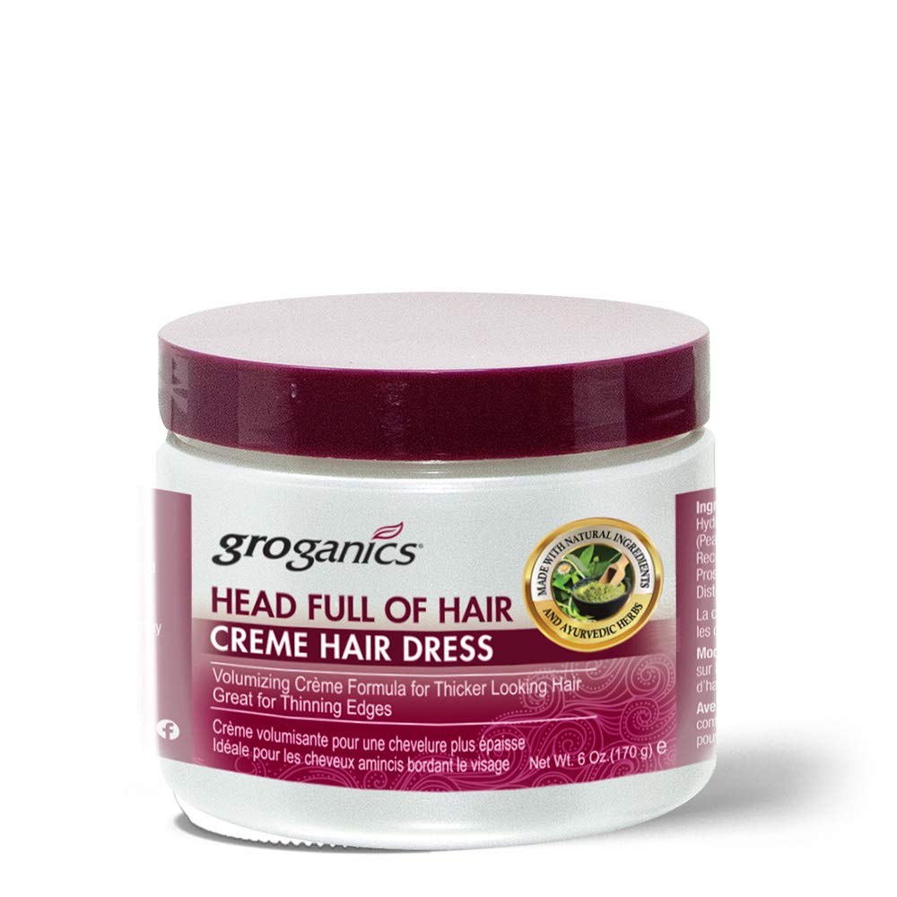 Groganics Head Full of Hair, 6 oz (Pack of 2)